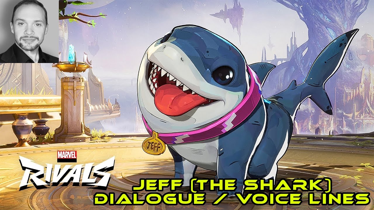 Jon Bailey - Jeff Shark Character - Marvel Rivals Dialogue Voice Lines - YouTube