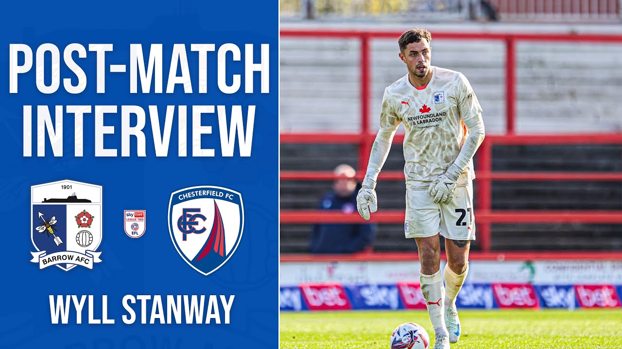 Post-Match Thoughts With Wyll Stanway: Chesterfield (H) - YouTube