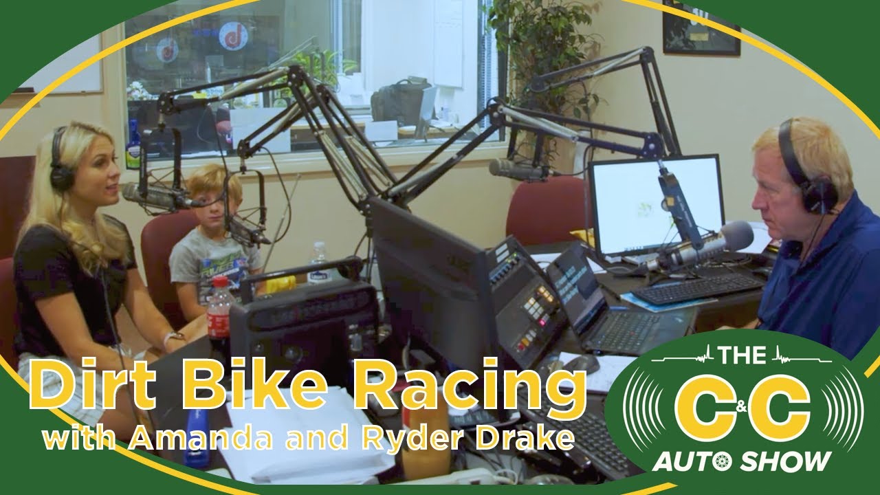 Dirt Bike Racing With Amanda and Ryder Drake | C&C Auto Show - YouTube