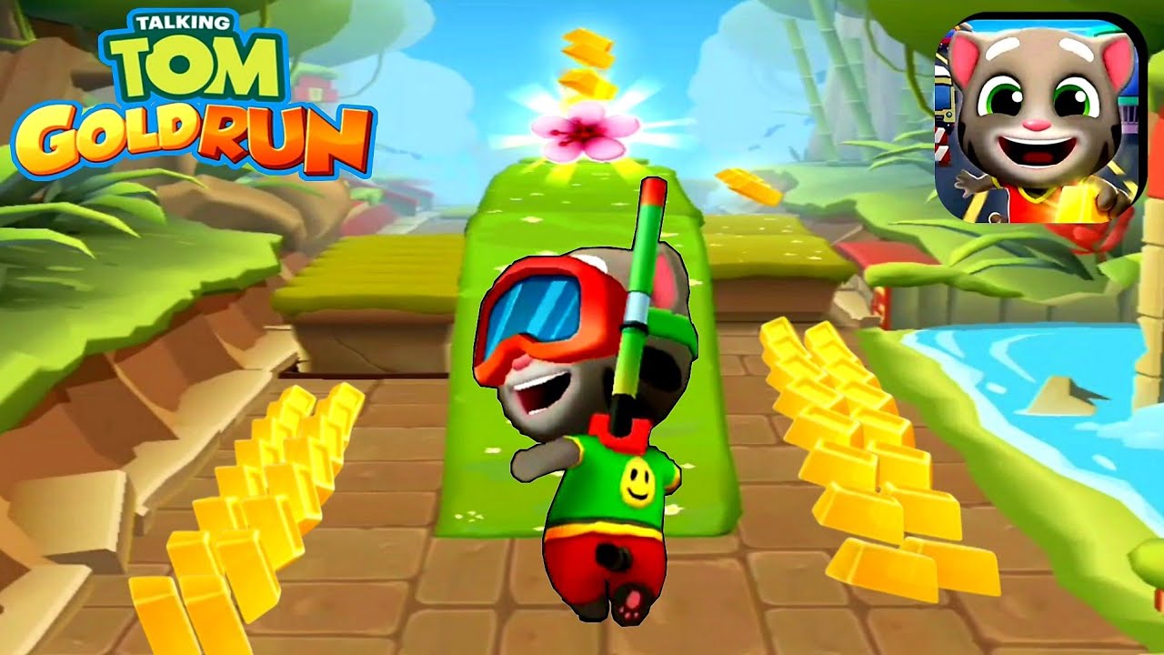 Talking Tom Gold Run| with character SPLASHY TOM 😎 - YouTube