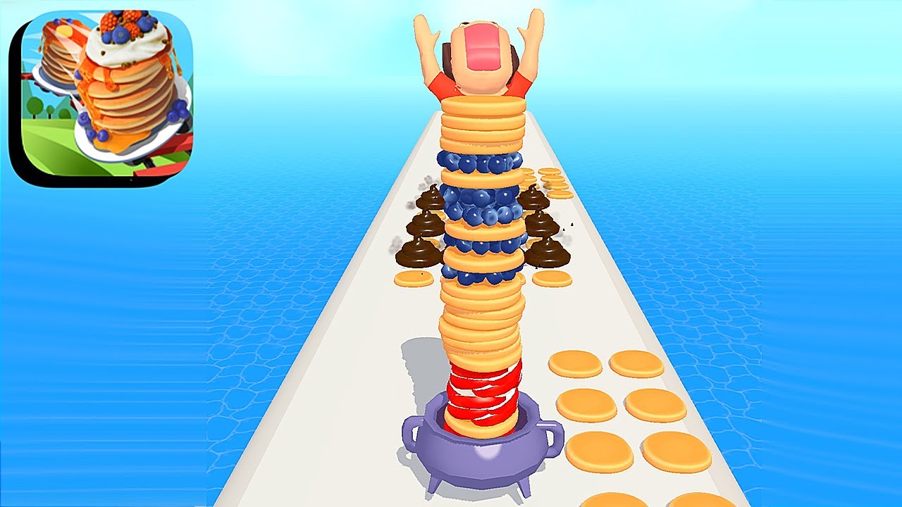 Pancake Run - All Levels Gameplay Android,ios (Levels 460-462) - YouTube