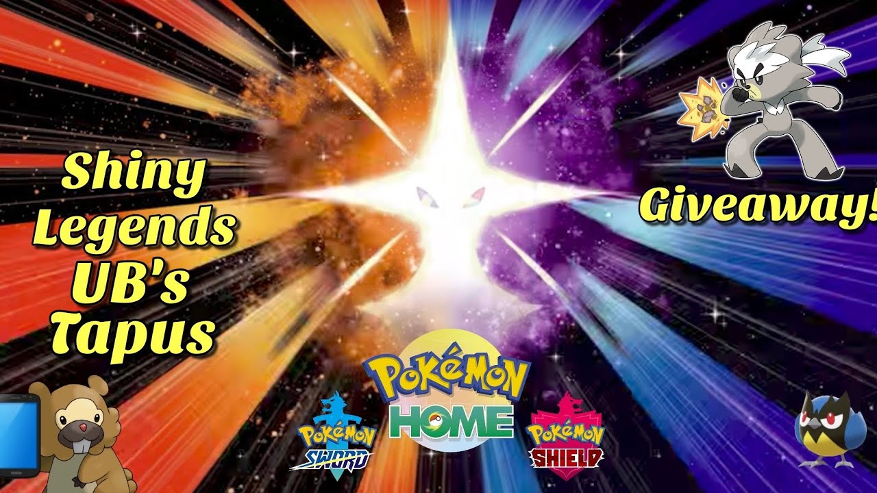 Pokemon Home 🏠 GTS All Shiny Legends/UB's/Tapus Giveaway! 賵 - YouTube