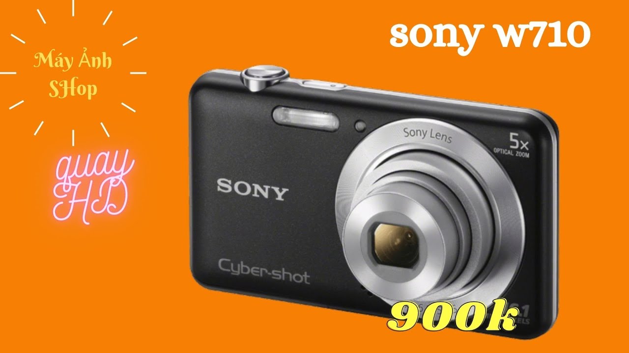 Sony W710, 16mpx, zoom 5x, quay HD, giá 900k (0906 982 072) - YouTube