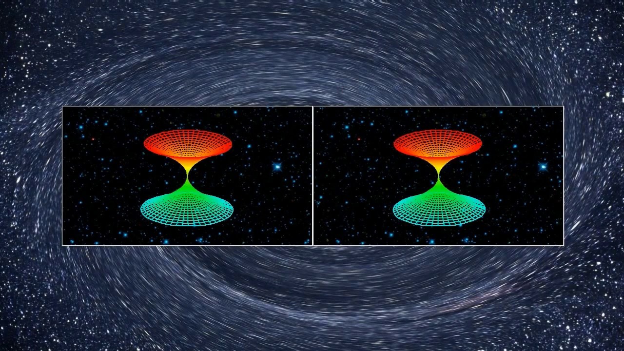 Wurmloch in 3D als Doppelbild - YouTube
