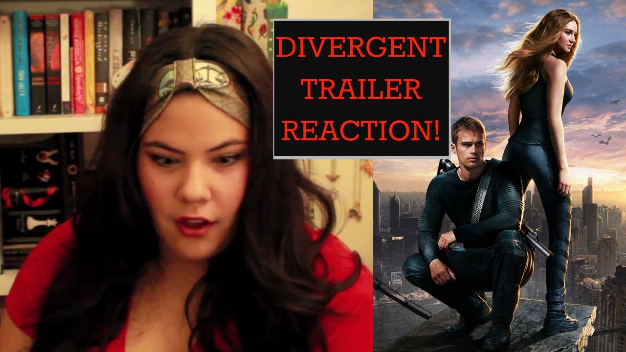 DIVERGENT TRAILER REACTION and DISCUSSION - YouTube