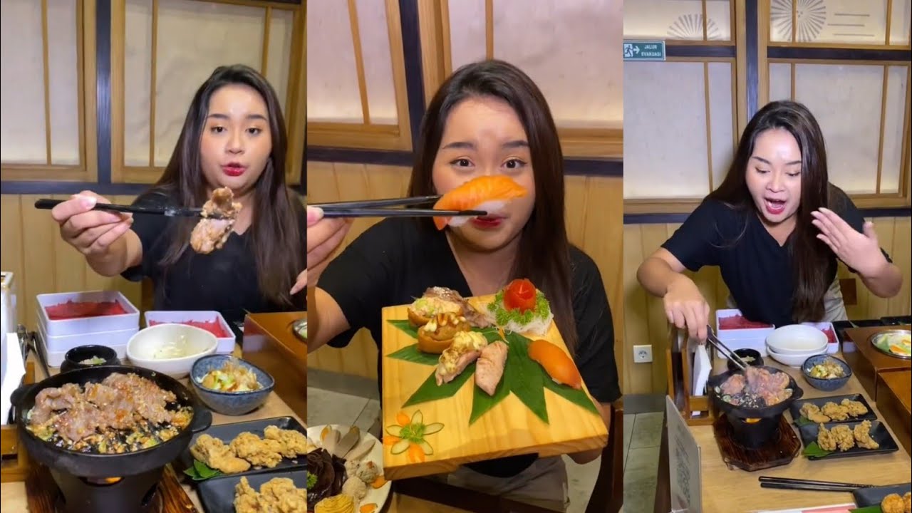 Kulineran Hotpot🍲 dan Sushi🍣 Kuliner 1 Menit - YouTube