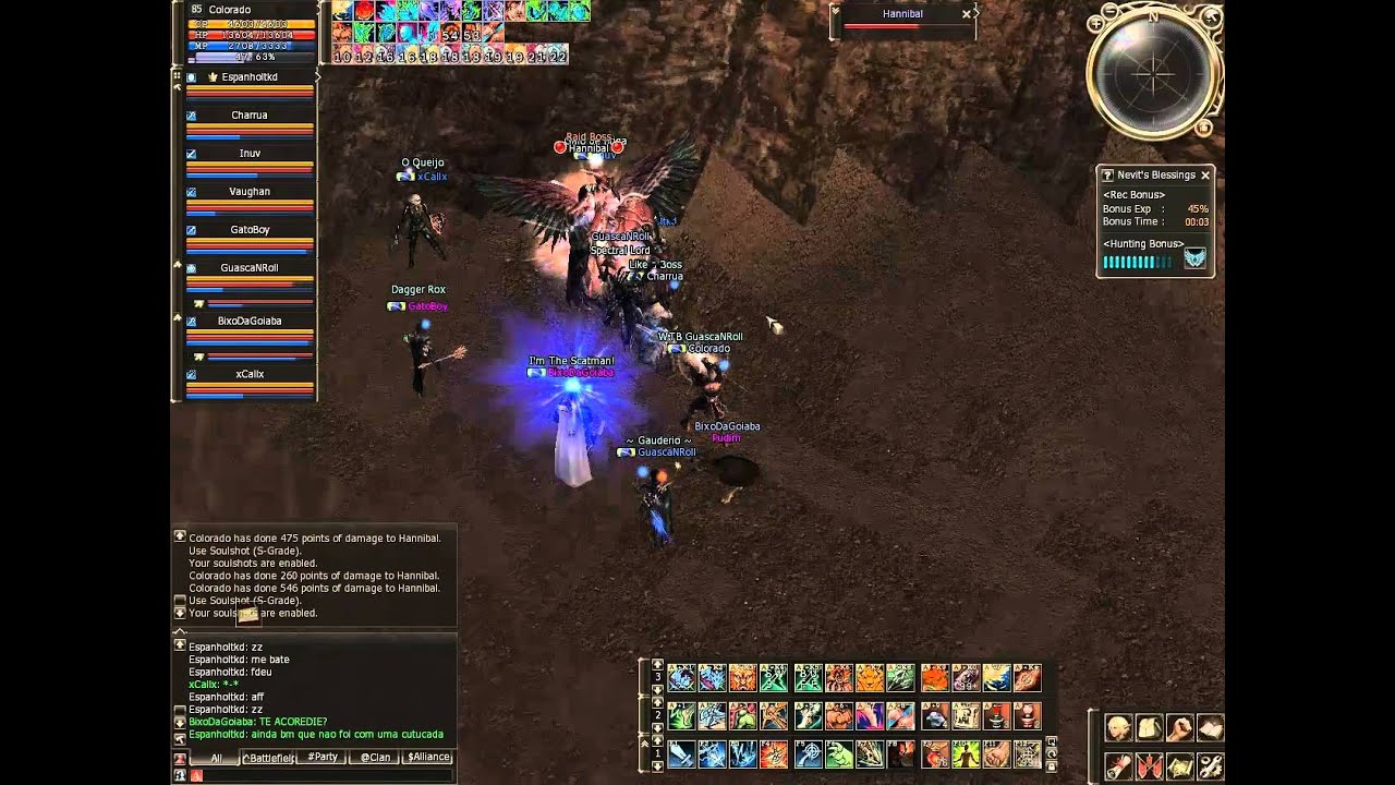 Lineage 2 - Hannibal Raid Boss - YouTube