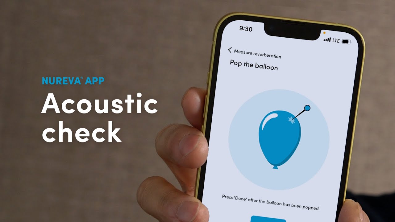 Acoustic check makes it easy to know your room score - YouTube