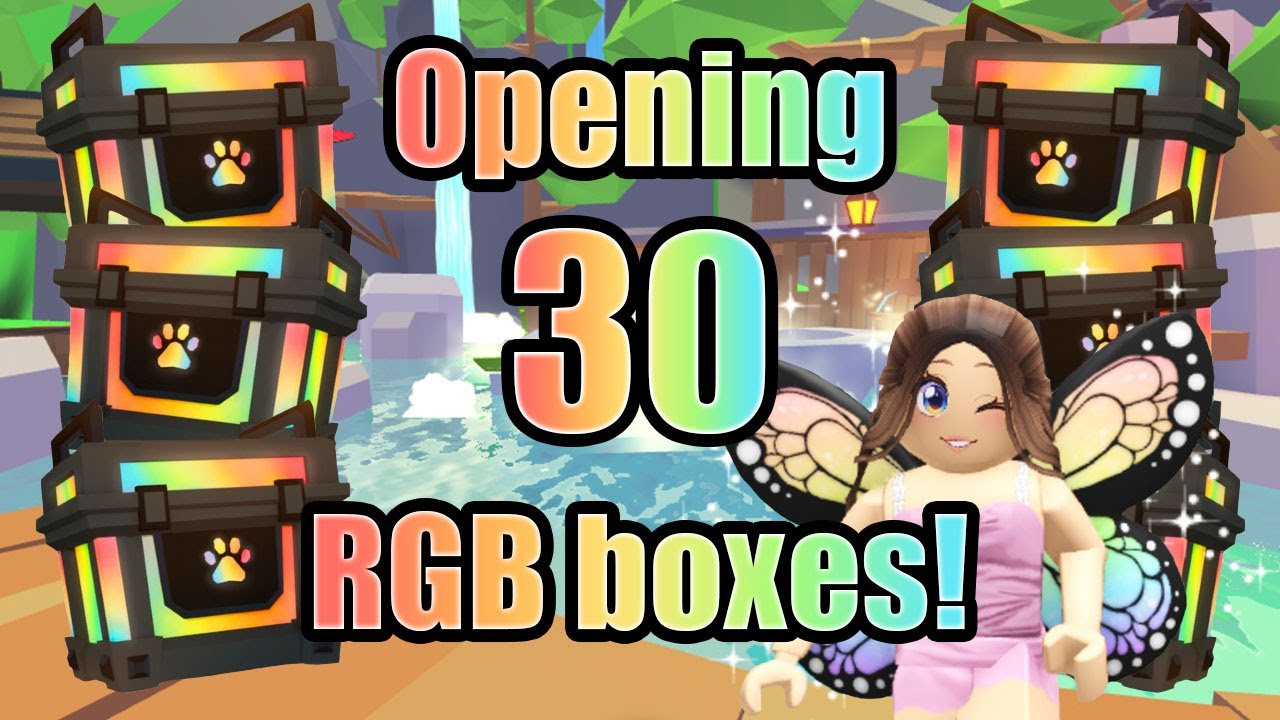 Opening 30 RGB Boxes in Front of ALL the builds I ever made! Am I Lucky ...