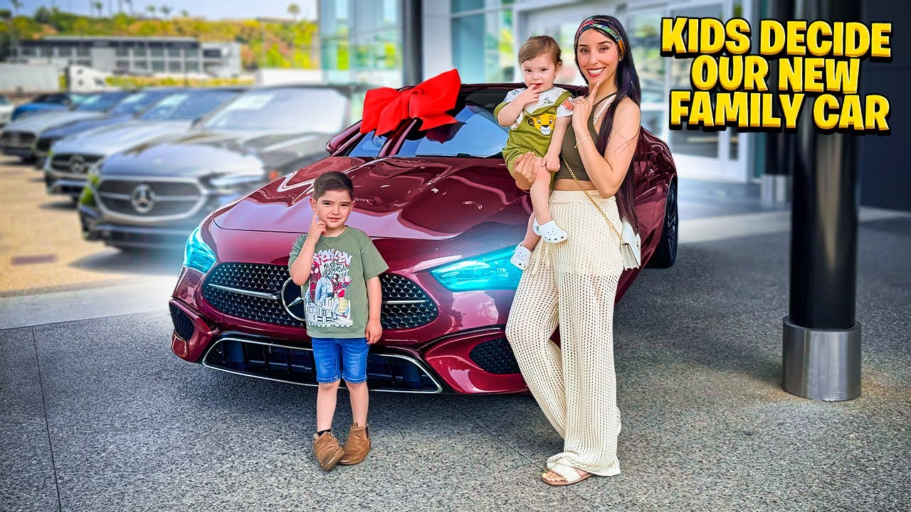 KIDS DECIDE OUR NEW FAMILY CAR!!! - YouTube