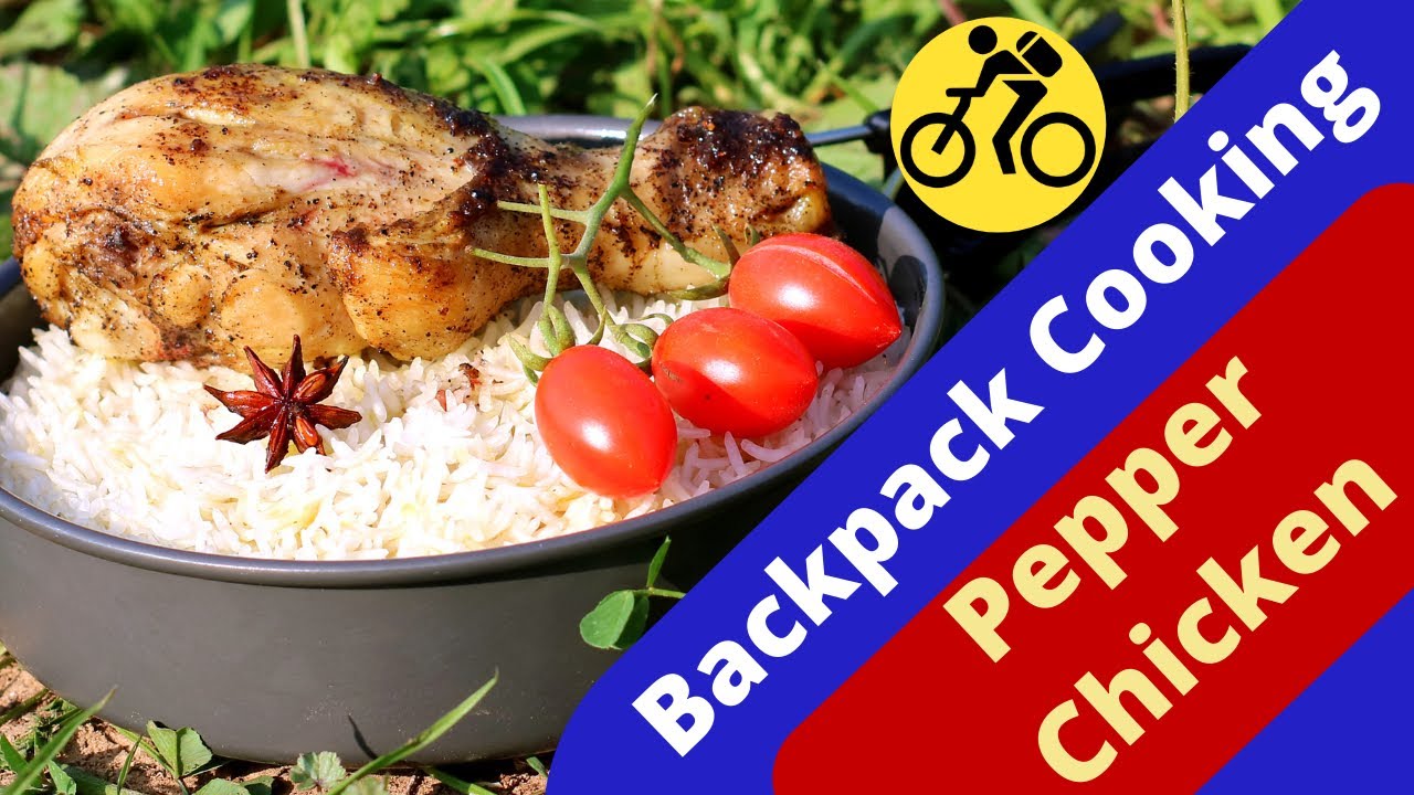 Outdoor Cooking On Bicycle Touring. Camping meal, Easy Chicken Recipe ...