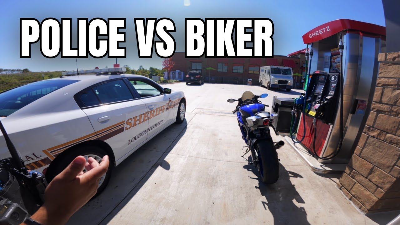 Biker Gets Pulled Over By Cool Cop - YouTube