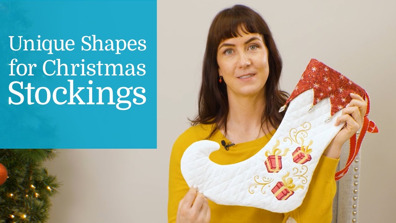 Unique Shapes for Christmas Stockings - YouTube
