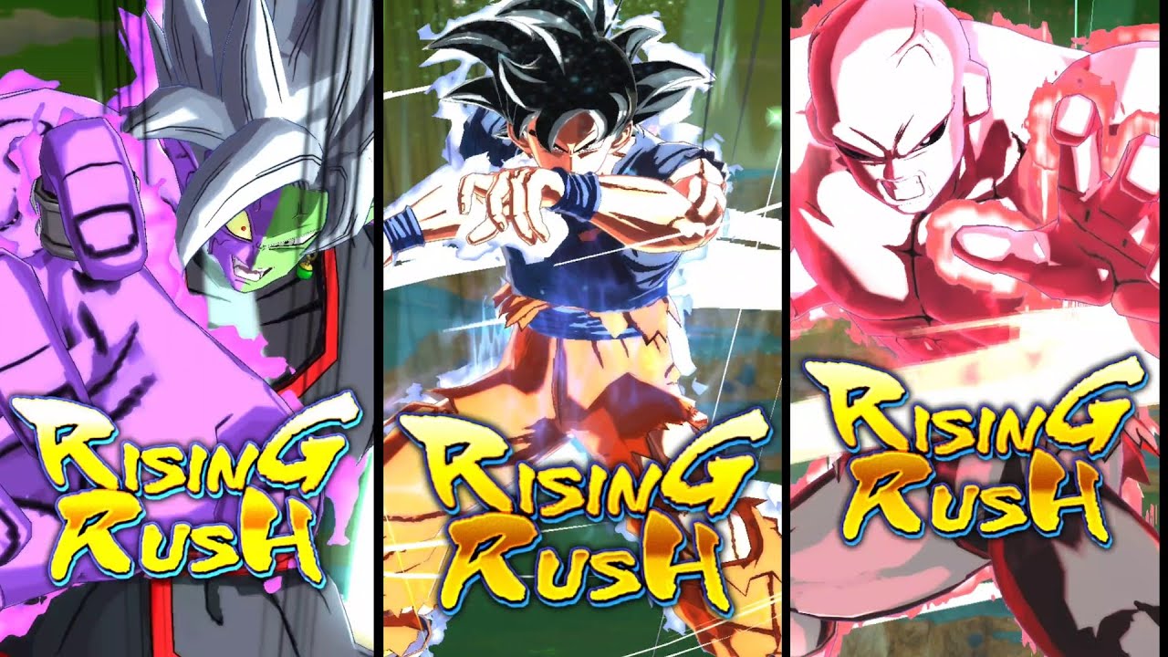 All LF Rising Rush Animation! - Dragon Ball Legends - YouTube