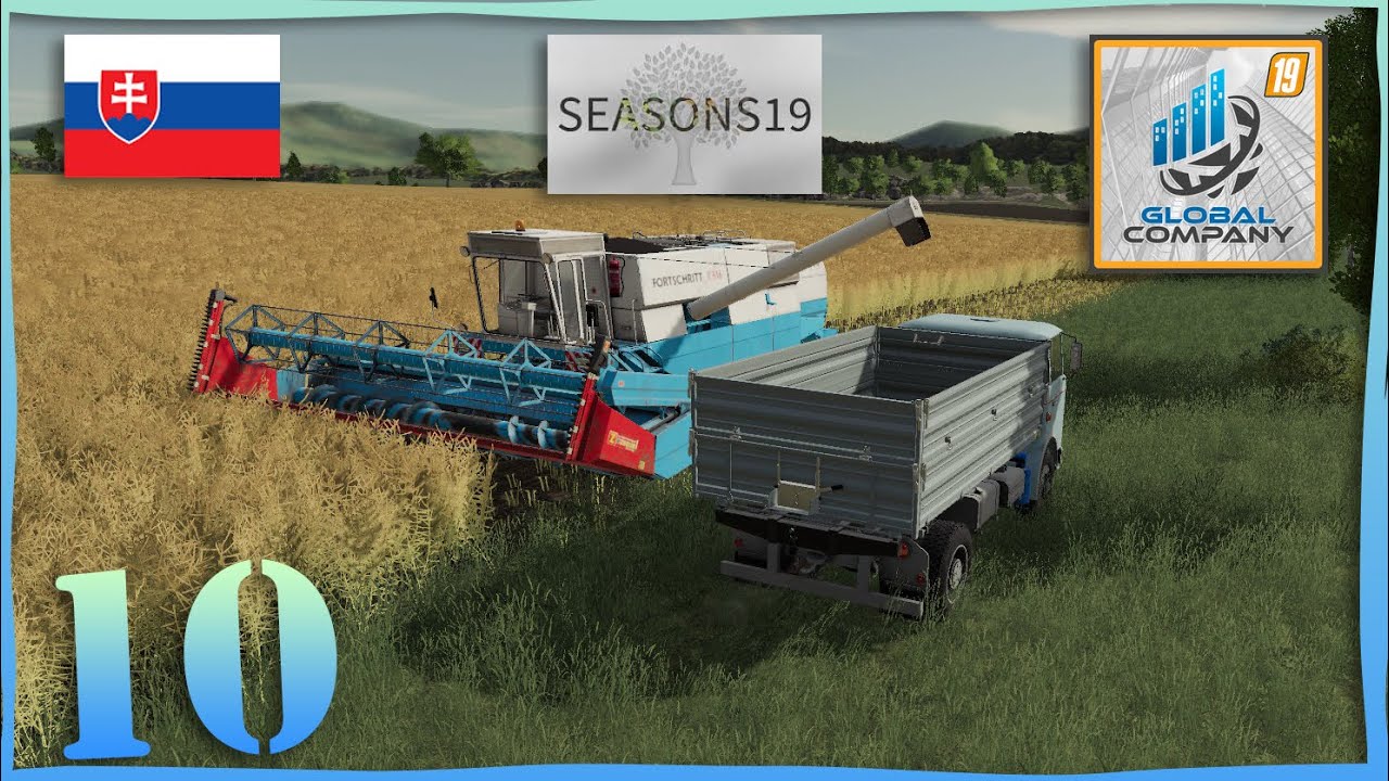 Slovenská vesnice #10 (FS19)| Seasons mod | Global Company | Timelapse ...