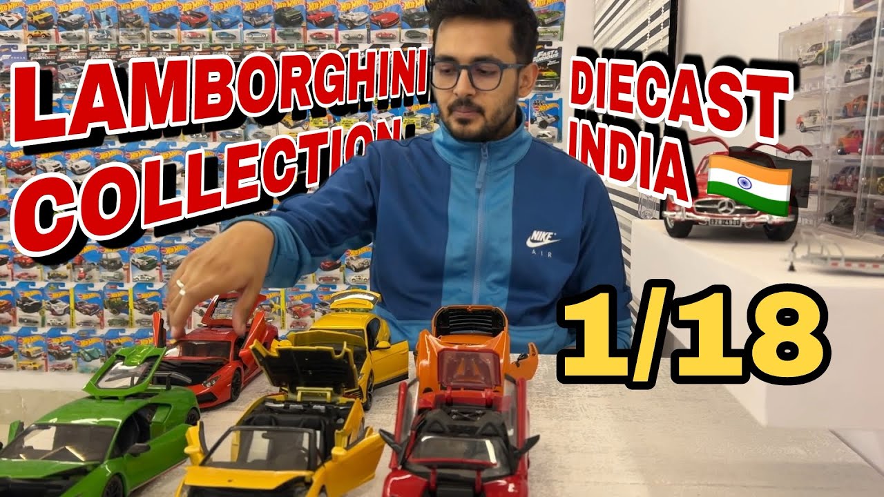 1/18 Scale Lamborghini Collection in India | Scale Model Cars - YouTube