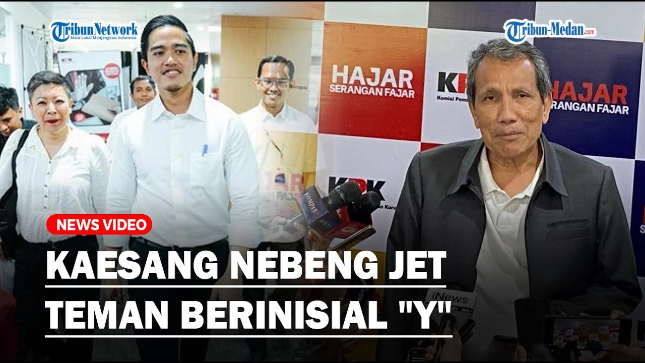 🔴Nebeng Teman Berinisial "Y", Penjelasan KPK usai Kaesang ke Gedung ...