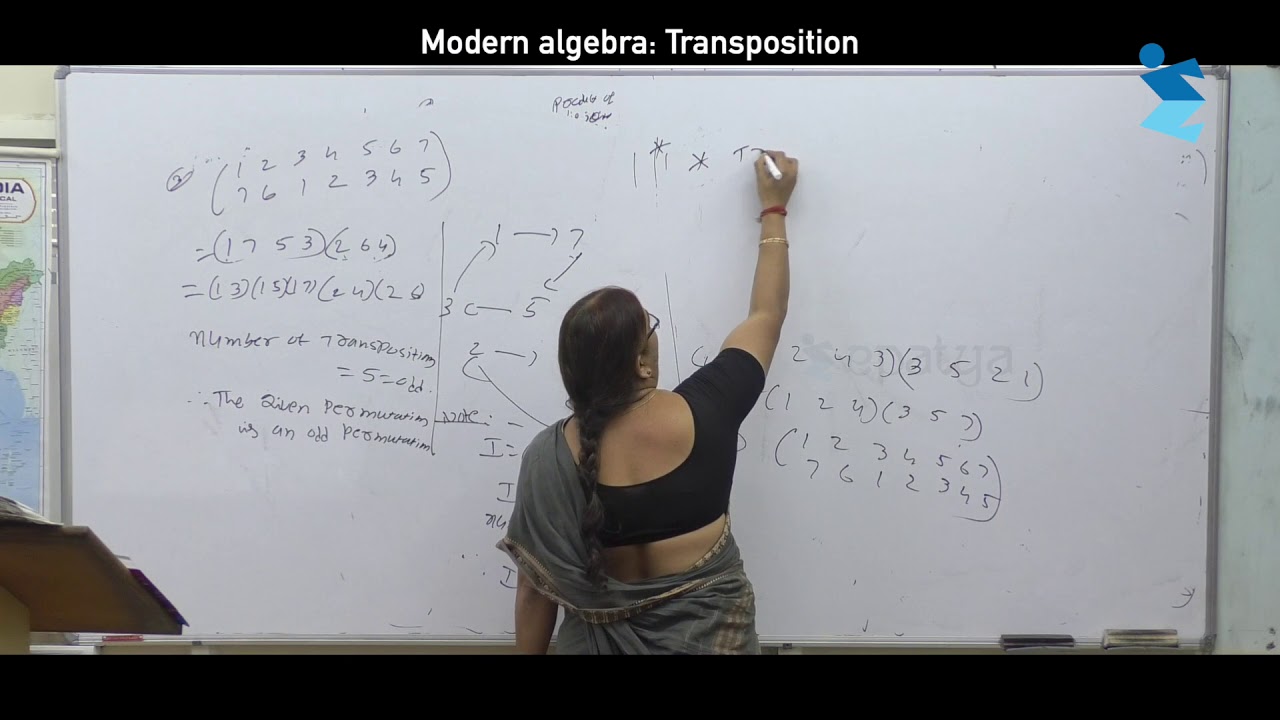 Modern algebra: Transposition - YouTube