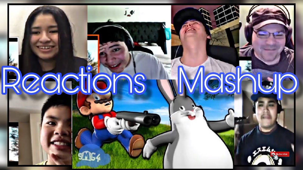 SMG4: Mario's Big Chungus Hunt REACTIONS MASHUP - YouTube