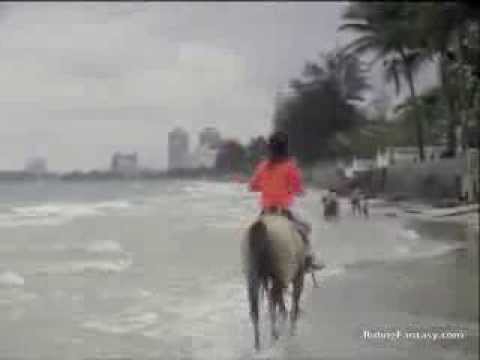 Nina's wild ride at the beach (VERY OLD video trailer!)