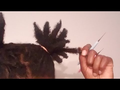 Tame Loc Frizzies With Crochet Needle| Instant Loc Journey - YouTube