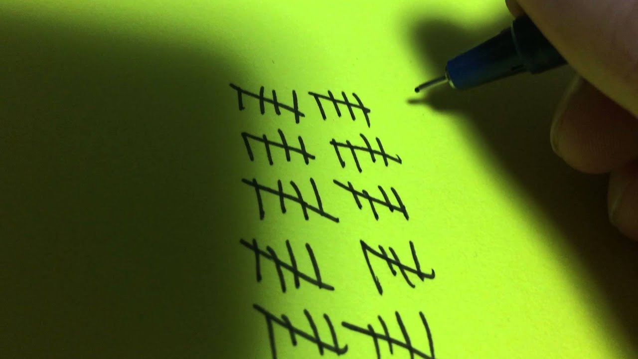 How to count to 100 on yellow paper - YouTube