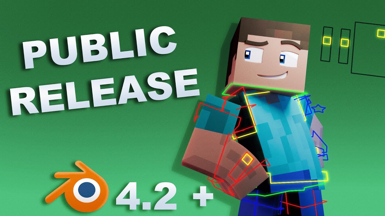 CHECK DESCRIPTION!! Advanced Minecraft Rig for Blender 4.2+ | FREE ...