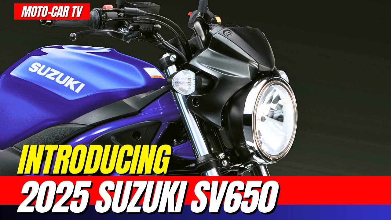 2025 Suzuki SV650: The Evolution of an Icon | MOTO-CAR TV - YouTube