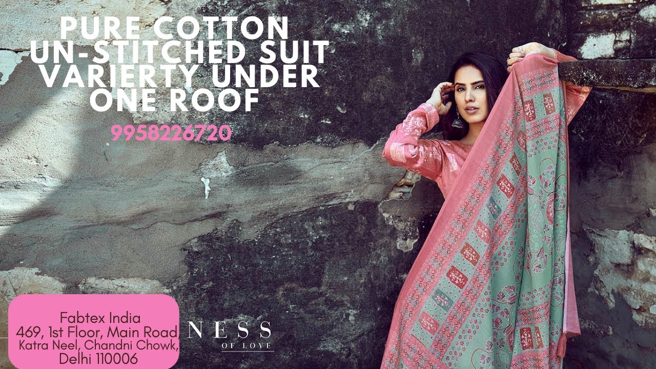 Pure Cotton Un-Stitched Suit Variety Under One Roof I Wholesale Only I ...