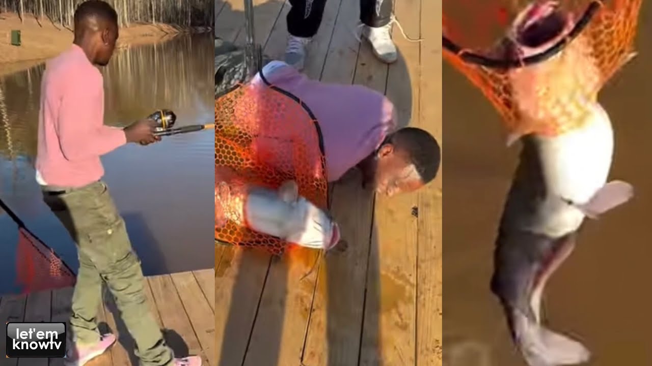 Boosie Catches His Biggest Fish Yet From His Own Lake & Compares It To ...