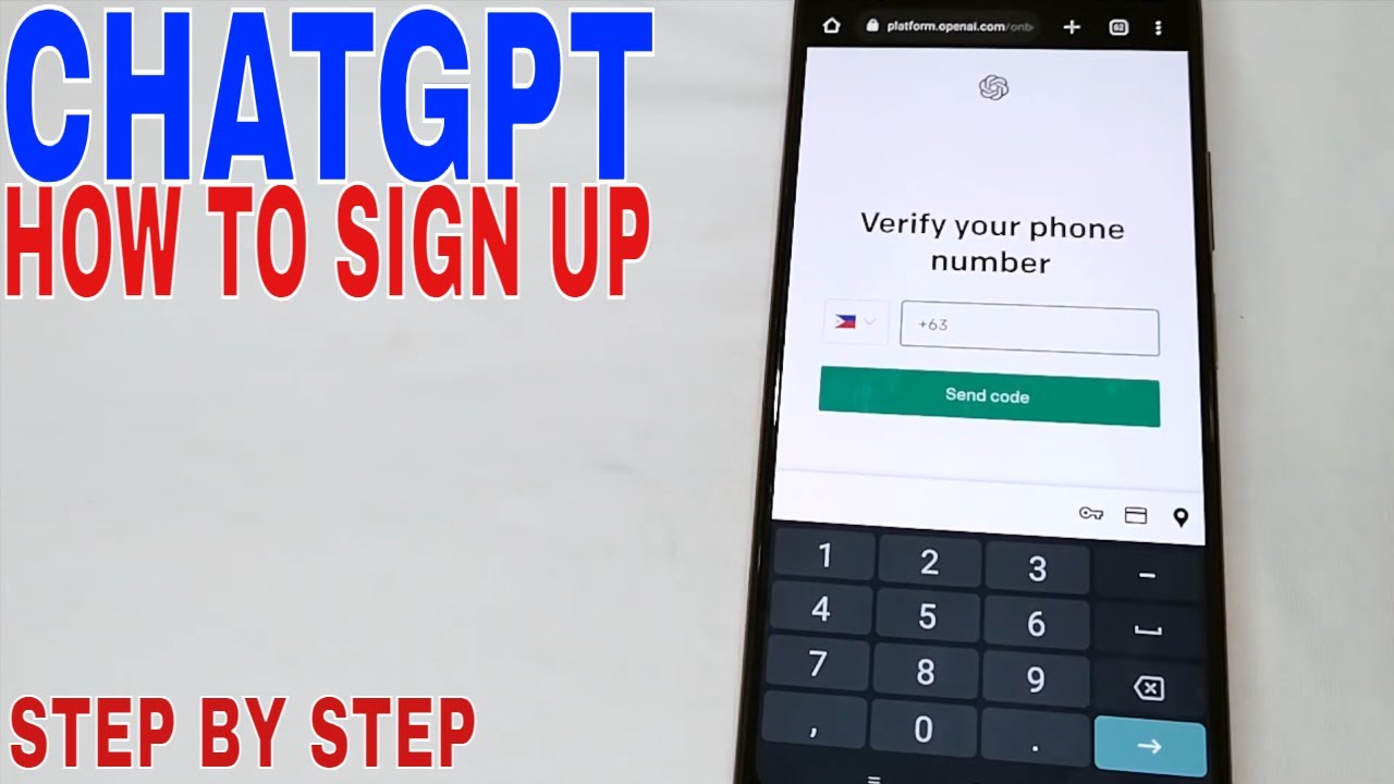 How To Sign Up In ChatGPT 🔴 - YouTube