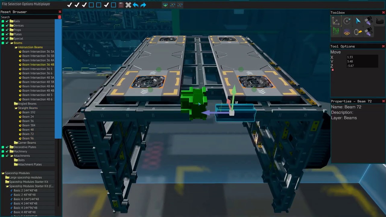 Starbase [PC] Spaceship Designer Feature Video - YouTube