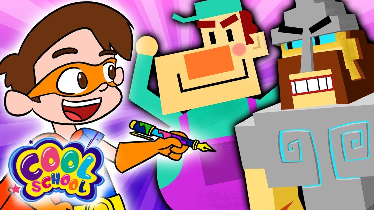 Super Drew Battles Video Game Bosses & Saves His Friends! | A Superhero ...