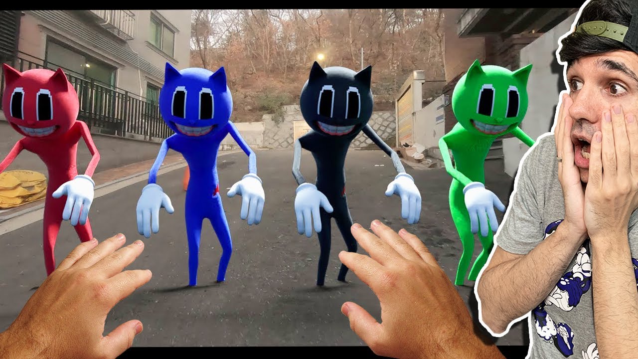 ENCONTRÉ a CARTOON CAT en la VIDA REAL !! - YouTube