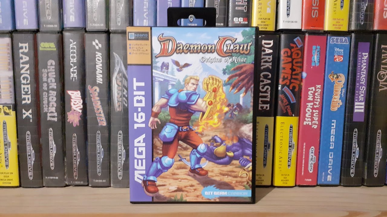 On découvre DAEMON CLAW sur Sega MEGADRIVE - YouTube