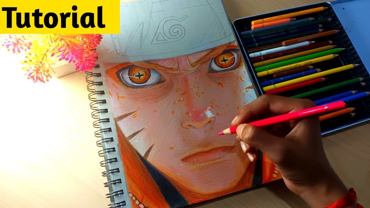 Easy to Draw Naruto with Color Pencils | Step-by-Step Tutorial Part 3 ...