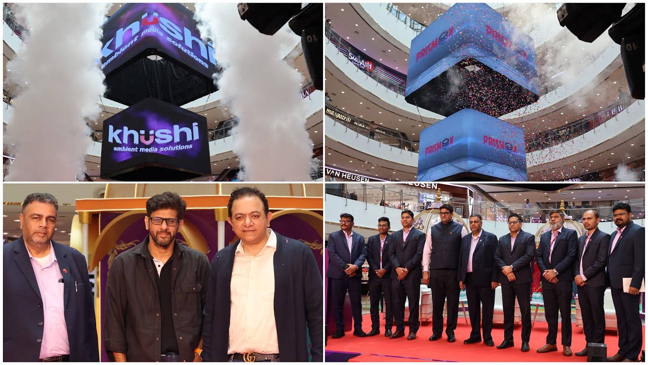 Nexus Hyderabad Mall Unveils | Twin Stacked Anamorphic Cuboid 3D Screen ...