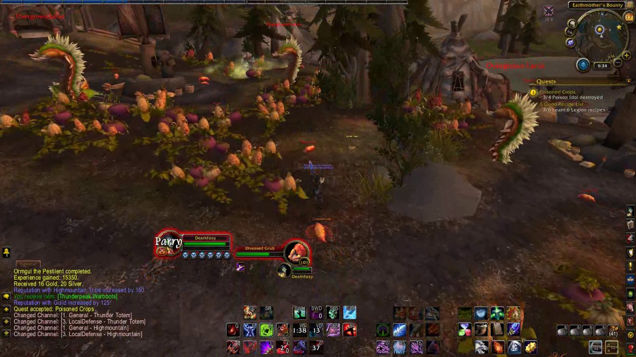 Poisoned Crops Quest World of Warcraft - YouTube