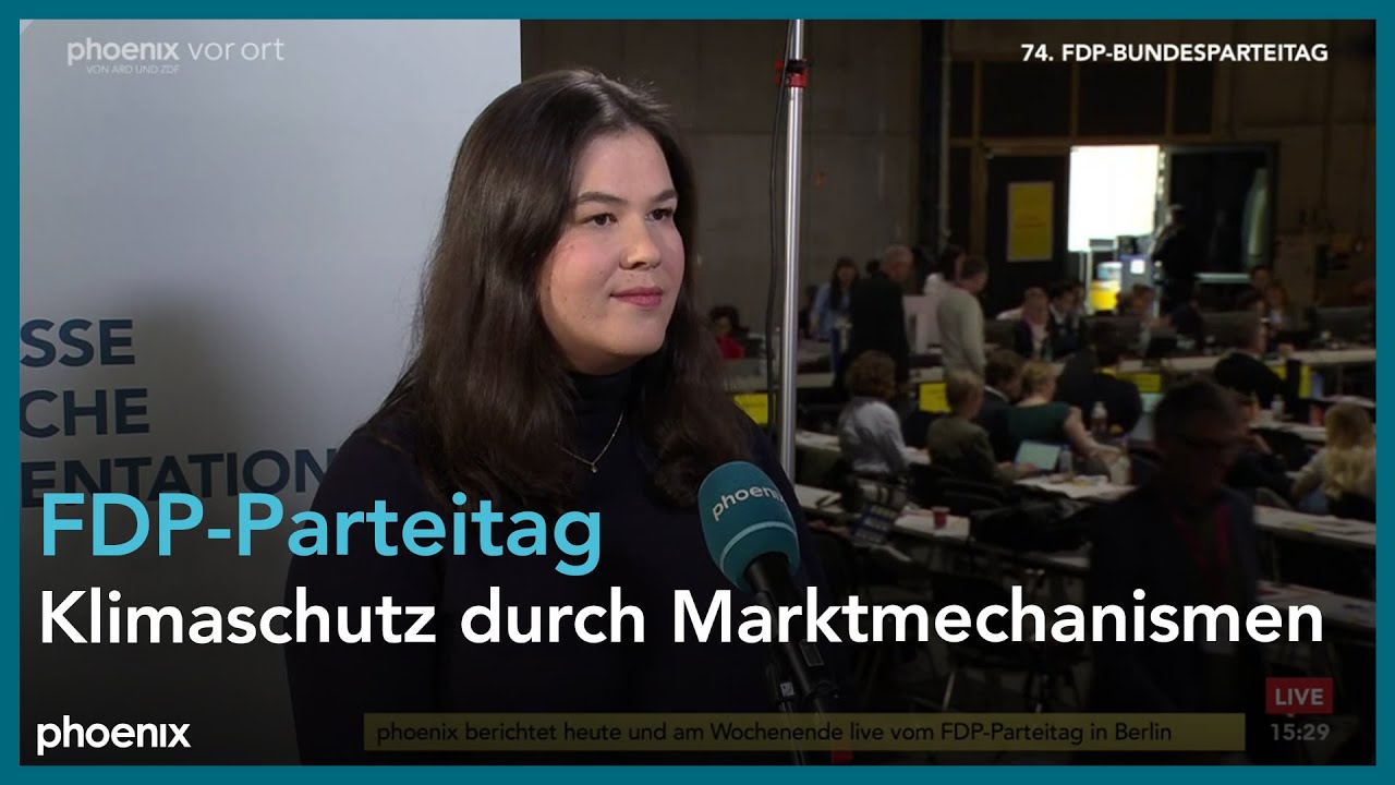 Interview mit Franziska Brandmann beim Bundesparteitag der FDP am 21.04 ...