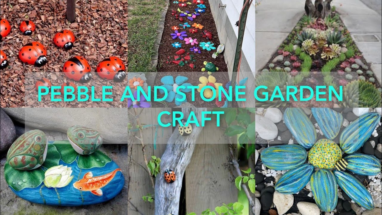 Beautiful and elegant pebble and stone garden decoration ideas || River ...