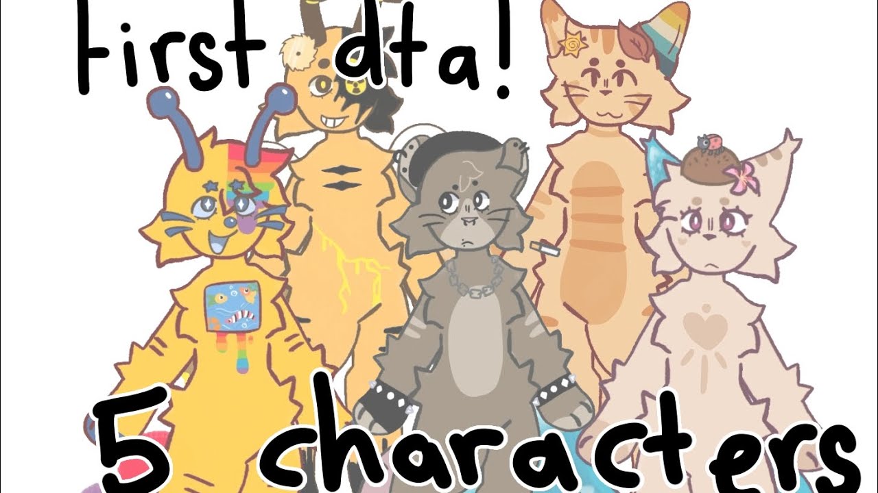 (5 characters!) OPEN DTA/DRAW TO ADOPT - YouTube
