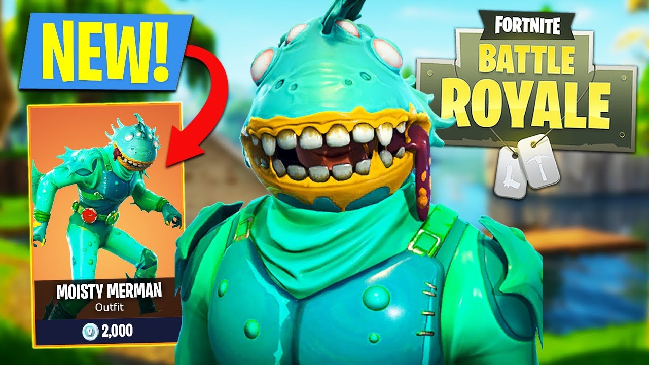 NEW FORTNITE MONSTER!! *Legendary Moisty Merman Outfit* (Fortnite ...