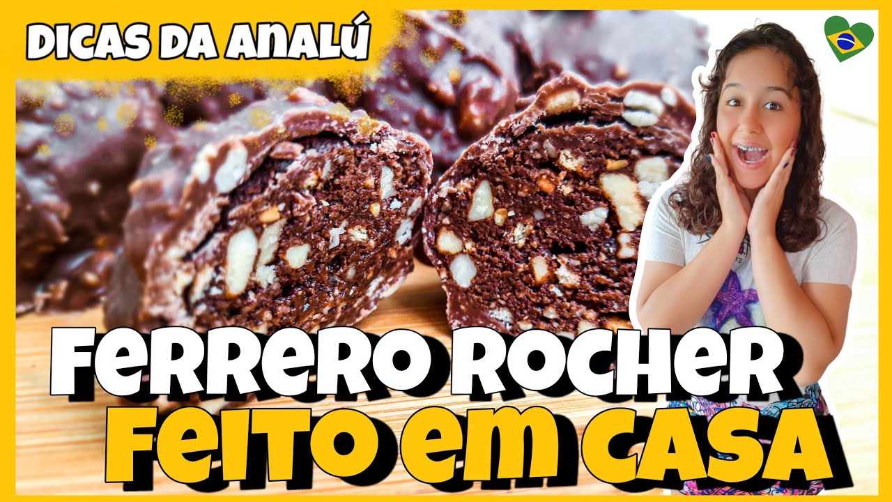 FERRERO ROCHER IGUAL AO ORIGINAL FEITO EM CASA/FERRERO ROCHER EQUAL TO ...