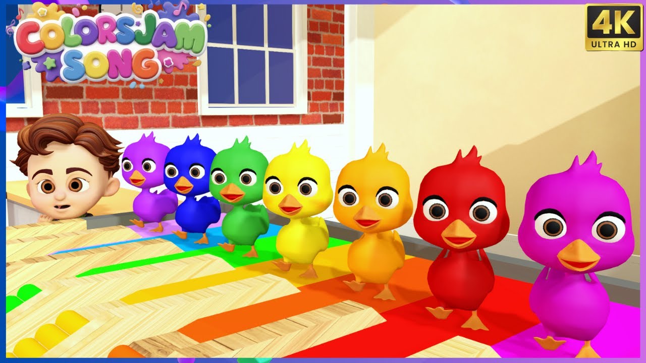 Colorful Duck Song for Kids | Learn Colors with Ducks - YouTube