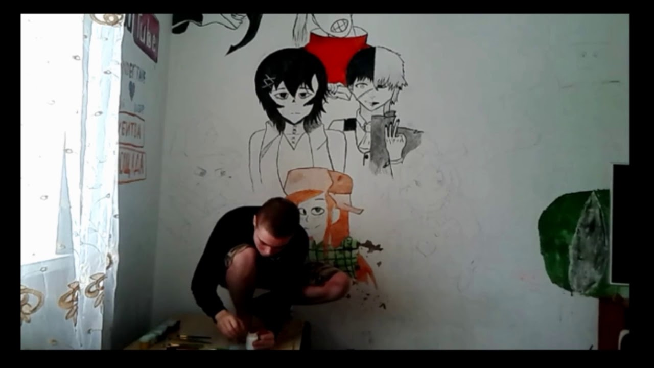 Speedpaint Noro from Tokyo Ghoul - YouTube