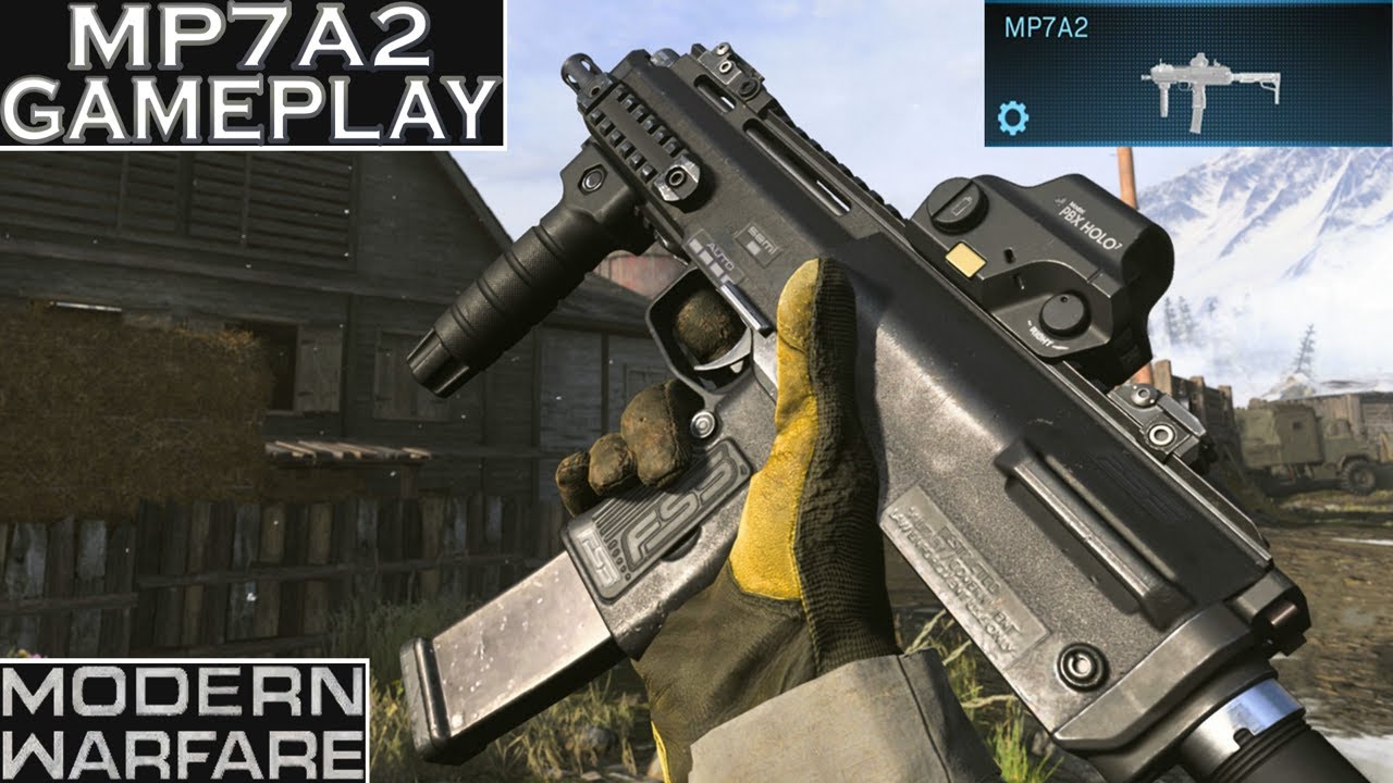 Modern Warfare MP7A2 (MP7) Gameplay - YouTube