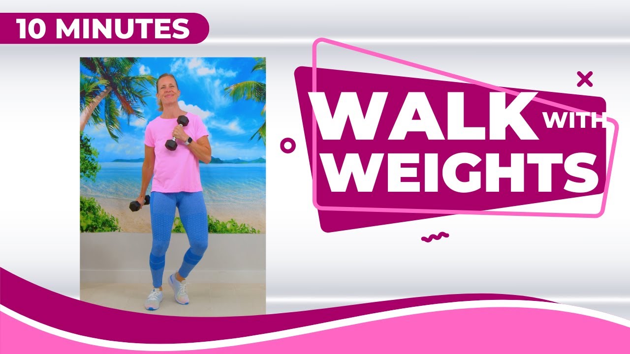 The Most Effective Low Impact Walking Workout | Walk with Weights - YouTube
