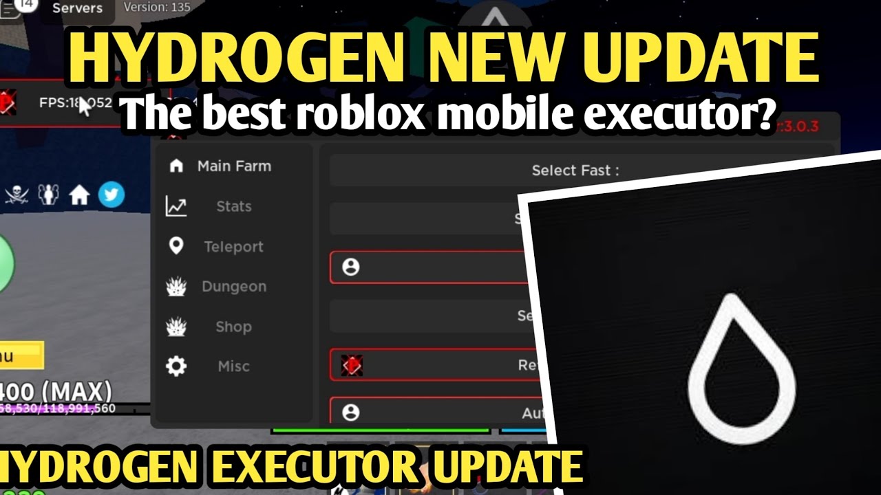 Hydrogen New Update | Best roblox mobile executor🤑 - YouTube