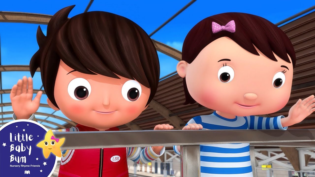 Trains Song 1-10 - Little Baby Music Time! | Baby Songs | Nursery ...