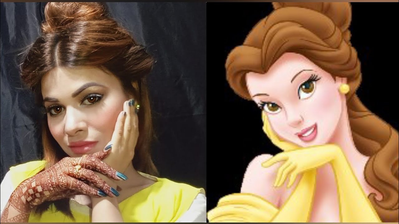 Beauty and the beast | Disney princess belle makeup tutorial #Disney ...